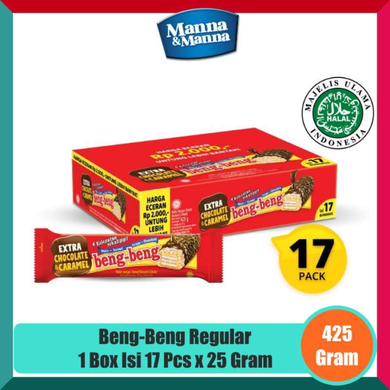 Jual Beng Beng Regular Kemasan Baru 1 Box isi 17 Pcs x 25 Gram di ...