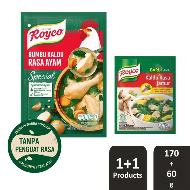 Jual PROMO - ROYCO KALDU AYAM SPECIAL [170G] FREE ROYCO MUSHROOM [40G] di Seller Unilever ID ...