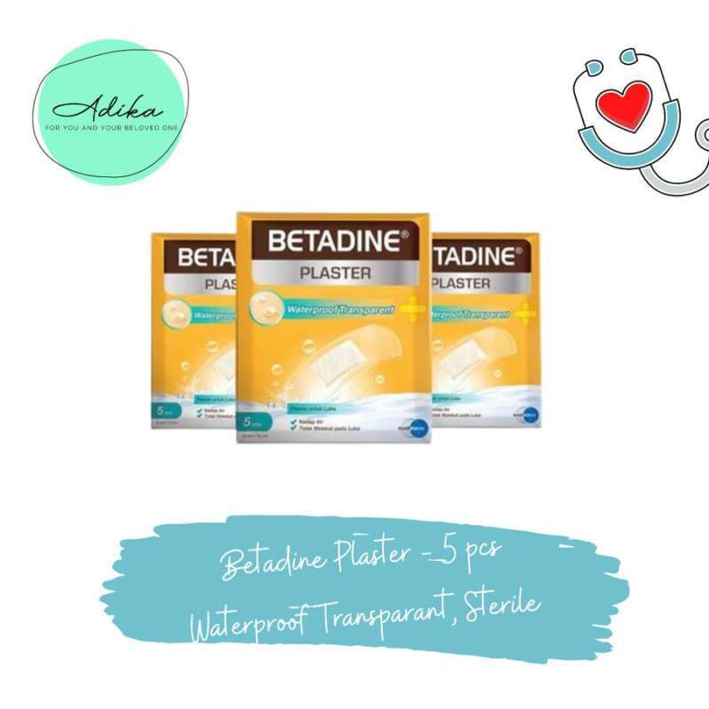 Promo Betadine Plaster WaterProof Transparent - 5 pcs Diskon 1% di ...