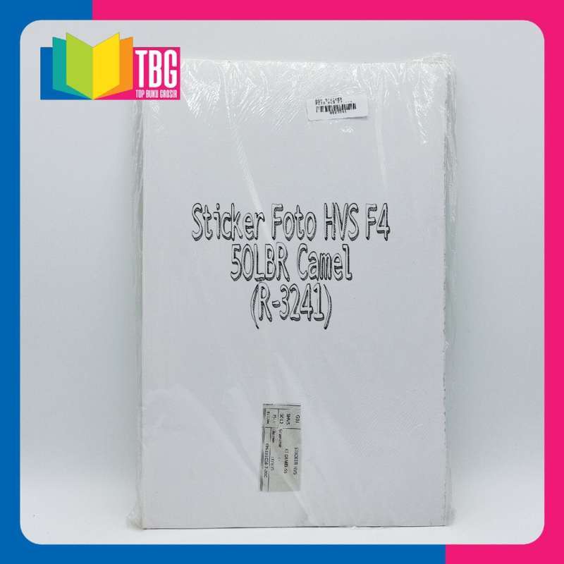 Jual 1 PAK (50 LEMBAR) STICKER FOTO F4 50 LBR CAMEL / KERTAS STICKER di ...