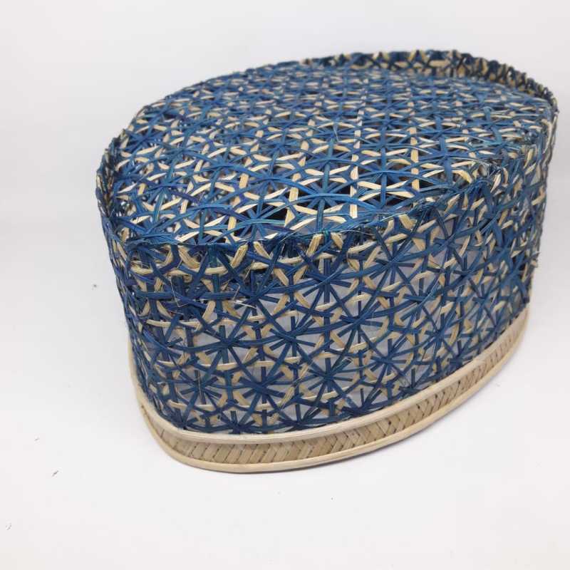 Jual Kopiah Bambu Anyam / Songkok Anyaman Bambu / Peci Anyaman Bambu ...