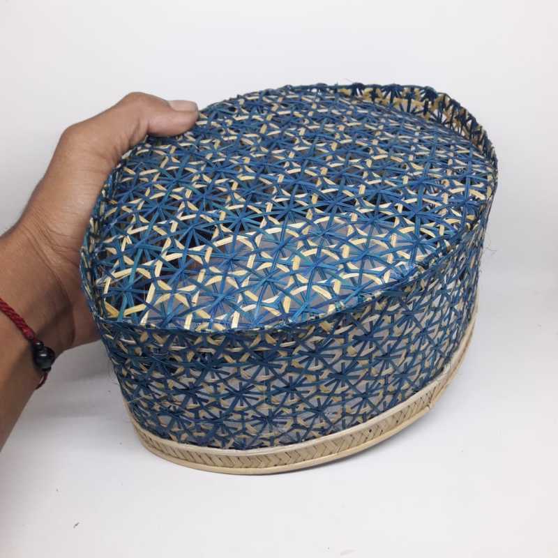 Jual Kopiah Bambu Anyam / Songkok Anyaman Bambu / Peci Anyaman Bambu ...