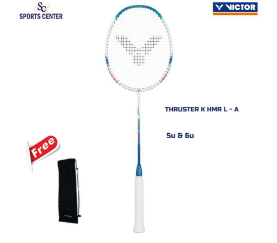 Promo New Color Raket Badminton Victor Thruster K / Tk Hmr L A White ...