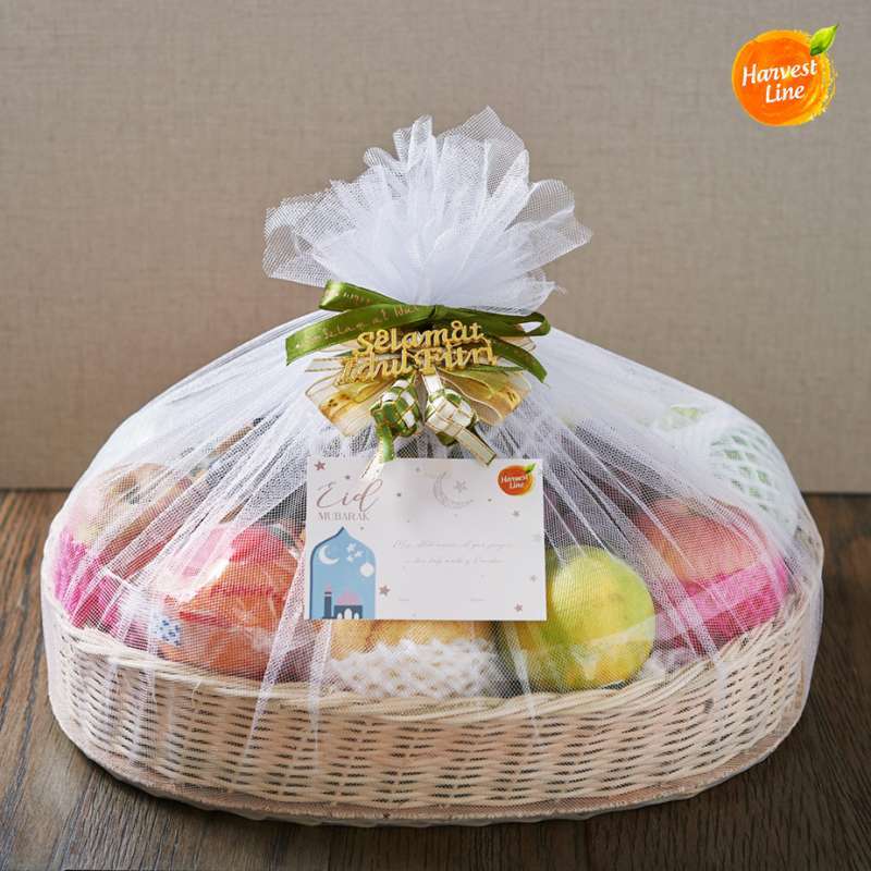 Promo Parcel Hampers Buah Lebaran Model Keranjang + Free Kartu Ucapan ...