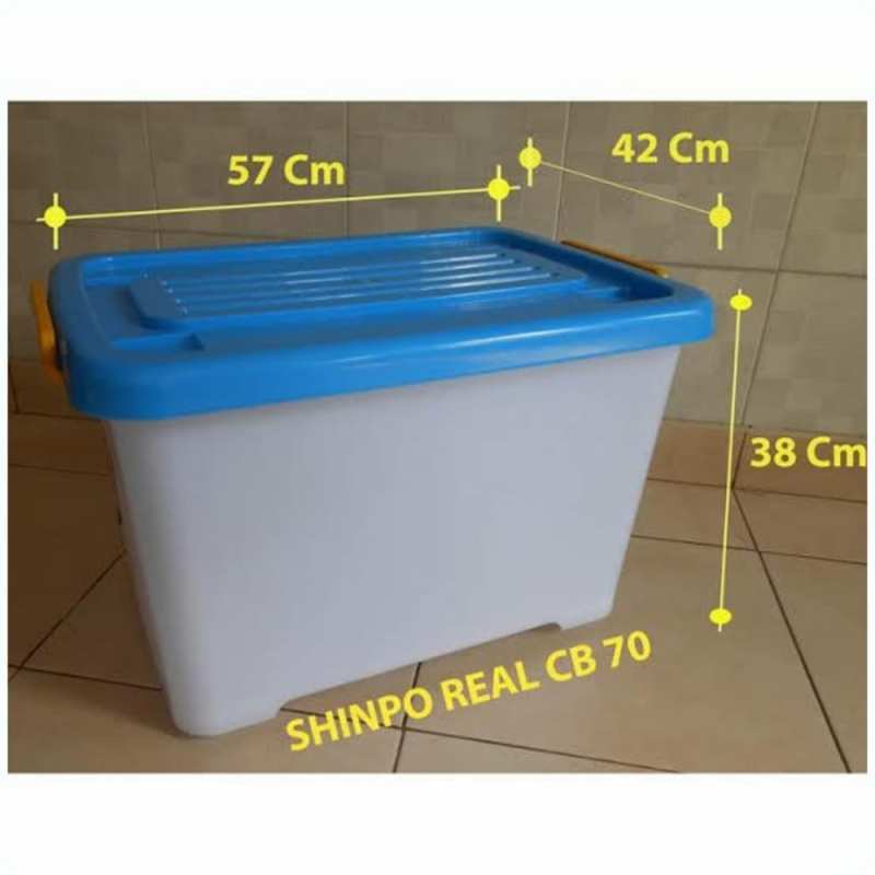 Jual Shinpo Container Box Penyimpanan 70 Liter Handy Cb 70 Plastik ...