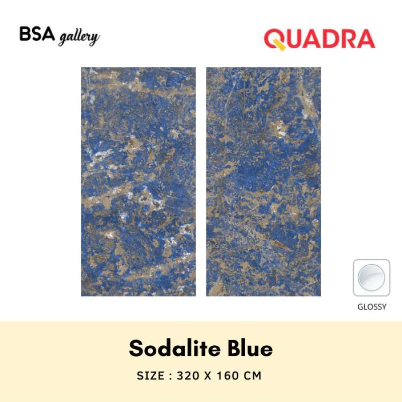 Jual Quadra Granite 320x160 Big Slab Sodalite Blue / Granit Lantai ...