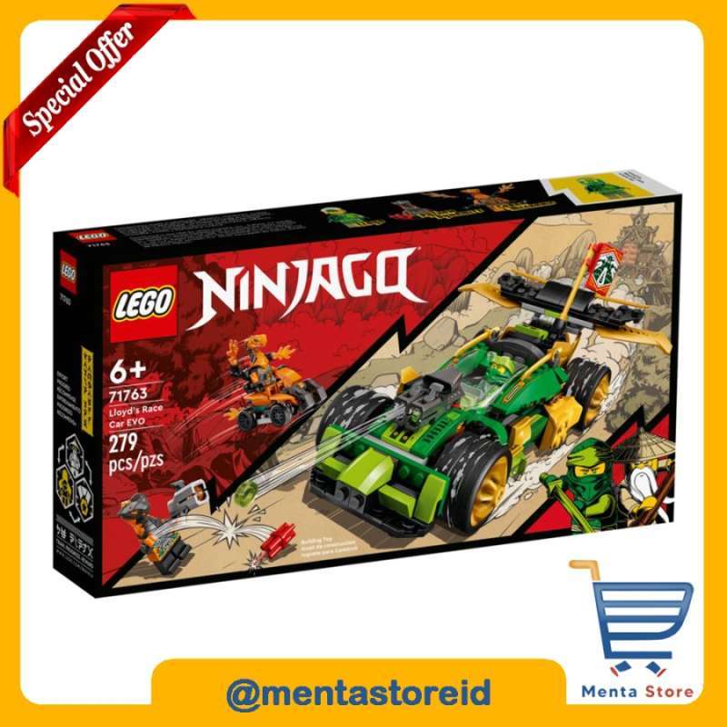 Promo LEGO Ninjago 71763 Lloyd’s Race Car EVO Buggy Powerful Armored ...
