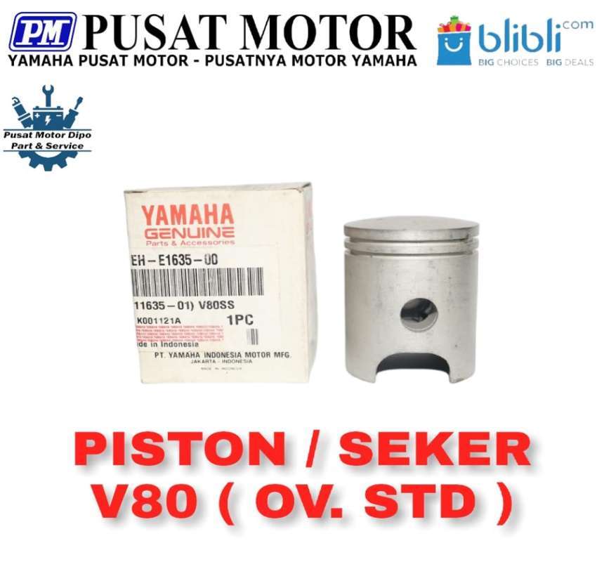 Jual Piston/seker V80 Ov.std Di Seller Pusat Motor Sparepart - Darmo ...