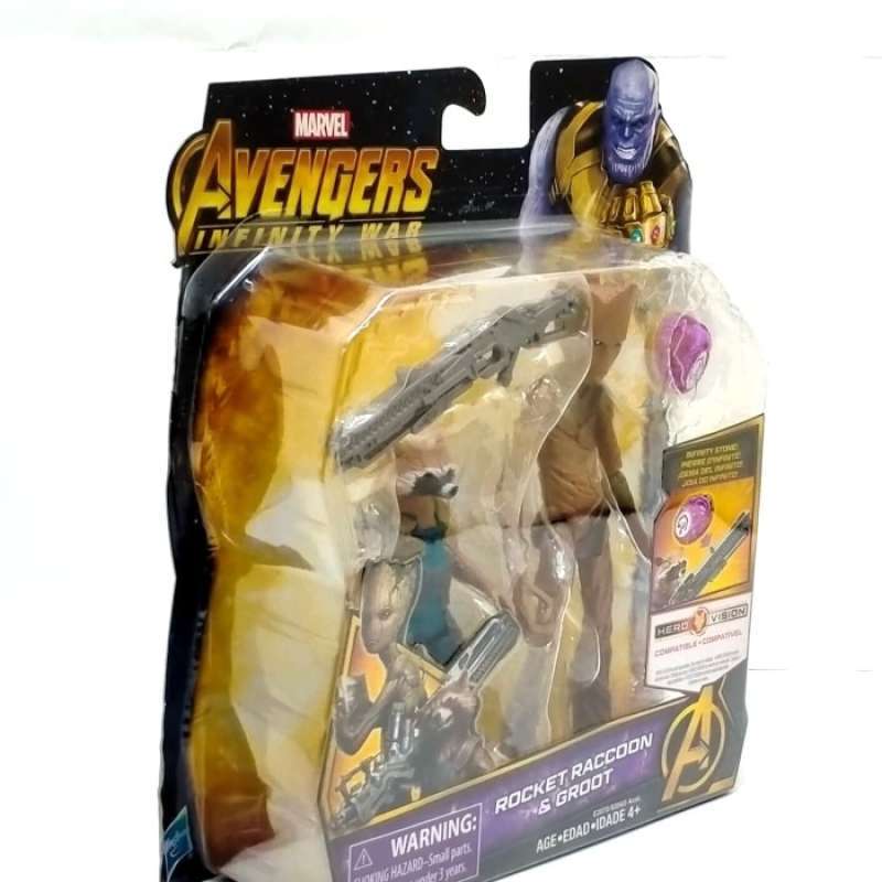 Jual ACTION FIGURE AVENGERS INFINITY WAR ROCKET RACOON&GROOT di Seller ...