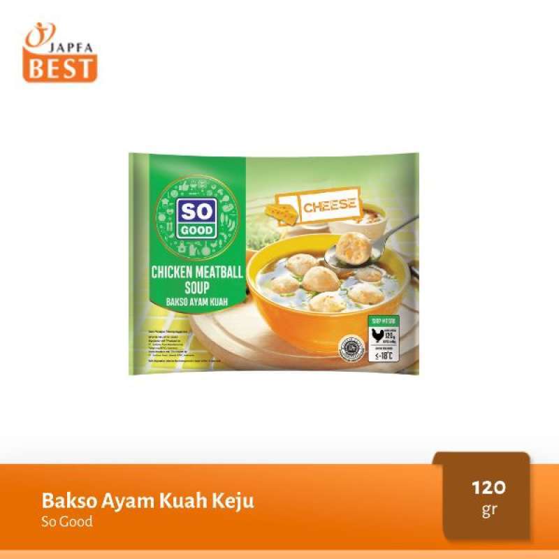 Promo Bakso Ayam Kuah Keju So Good 120gr Diskon 19% di Seller Japfa ...