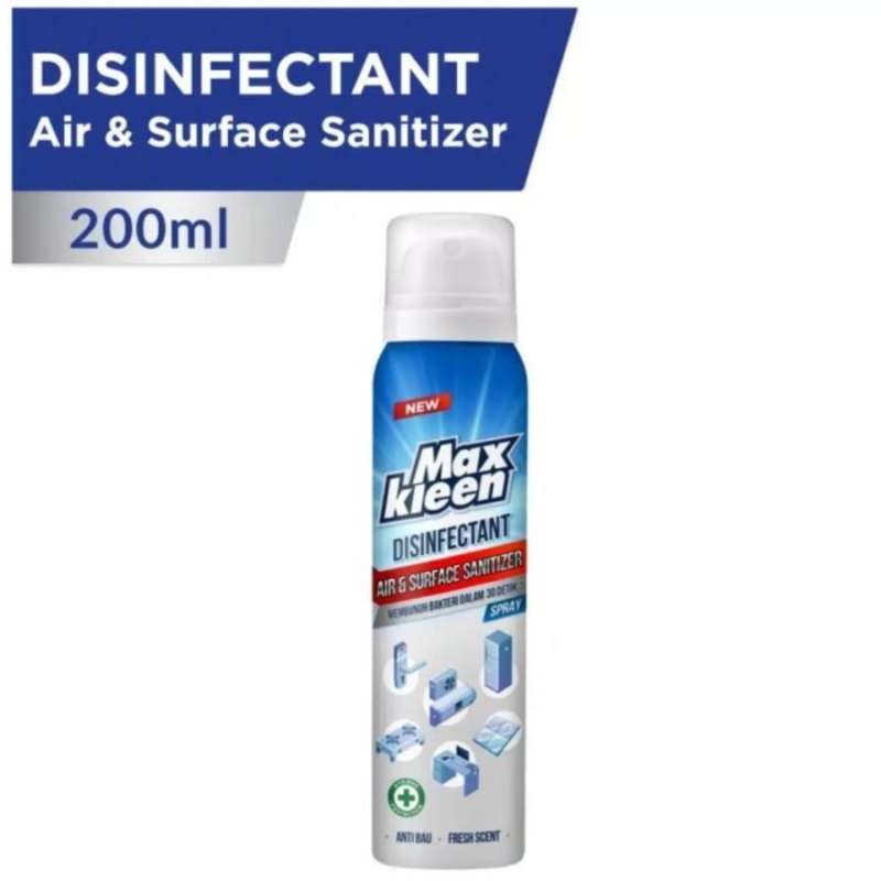 Jual max kleen disinfectant spray 200ml di Seller shanellebabyshop - 15 ...
