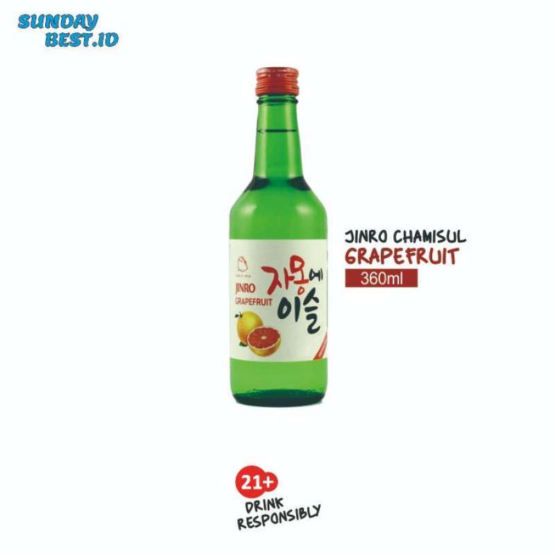 Jual JINRO Chamisul Soju Rasa Grape Minuman Alkohol Korea 360ml di ...
