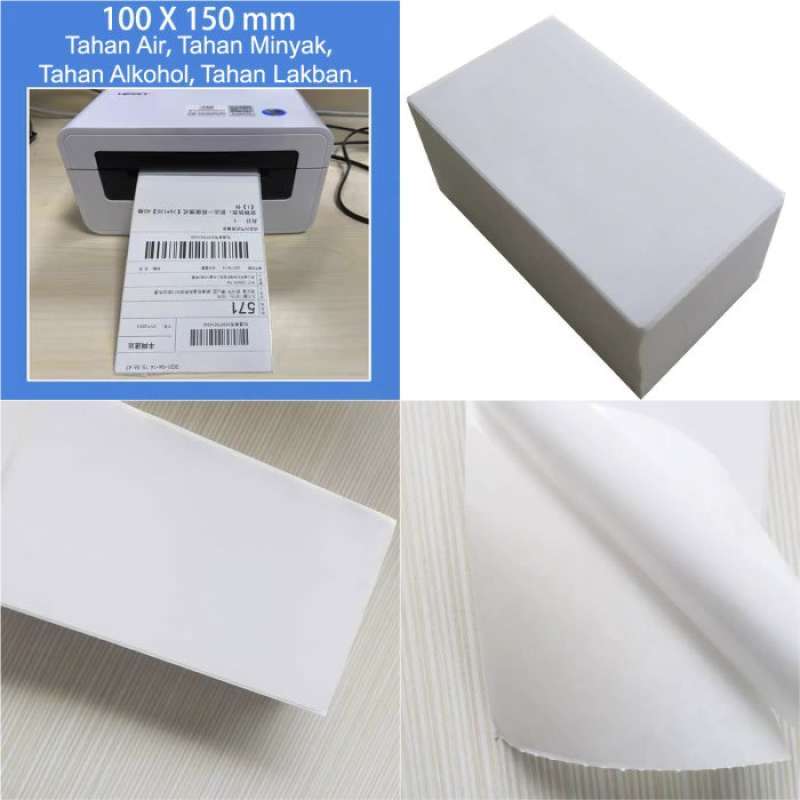 Jual Unik Kertas Label Stiker 500 Sticker Thermal Barcode 100 X 150 ...