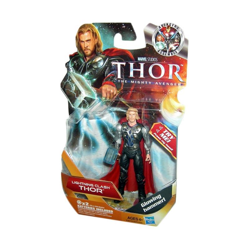 Jual Hasbro Thor The Mighty Avenger:Lightning Clash Thor Action Figures ...