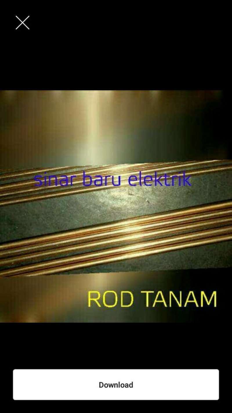 Jual ROD tanam / perbatangan ,untuk kabel BC penangkal petir di Seller ...