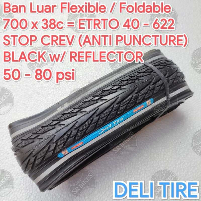 Jual BAN LUAR 700 X 38C SEPEDA GRAVEL RB. FLEXIBLE. REFLECTOR. DELI TIRE di Seller Pandawashop ...