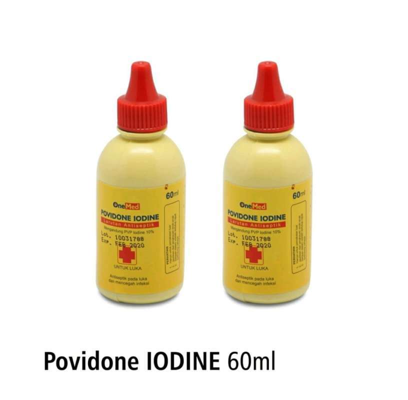 Promo Povidone Iodine Onemed 60ml - Obat Merah Antiseptic Diskon 41% Di ...