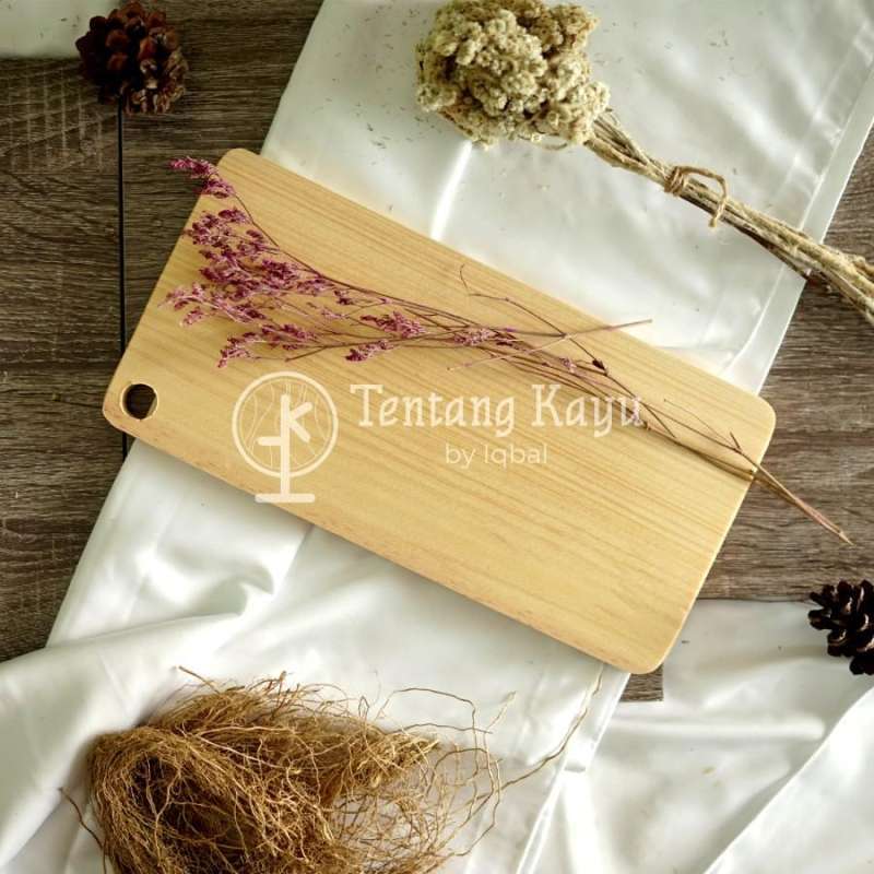 Jual Talenan Kayu Estetik dan Artistik Persegi Panjang Ukuran 30x15 cm ...