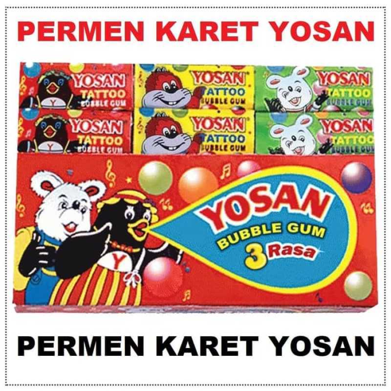 Jual Permen Karet Yosan/Permen Jadul di Seller diconvert - diconvert ...