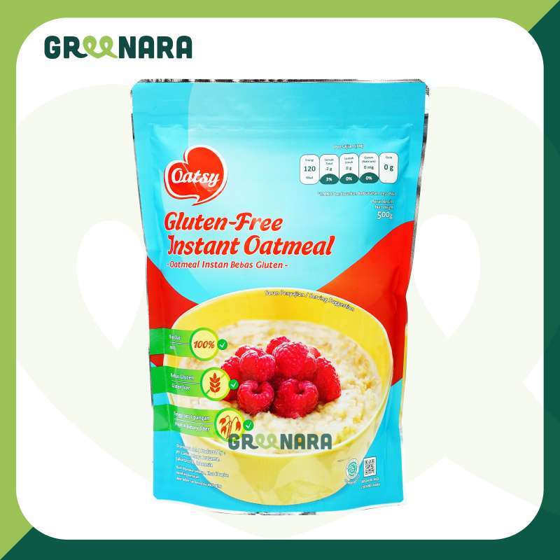 Jual Oatsy Gluten Free Instant Oatmeal 500gr / Oatmeal Instan 500 gram ...