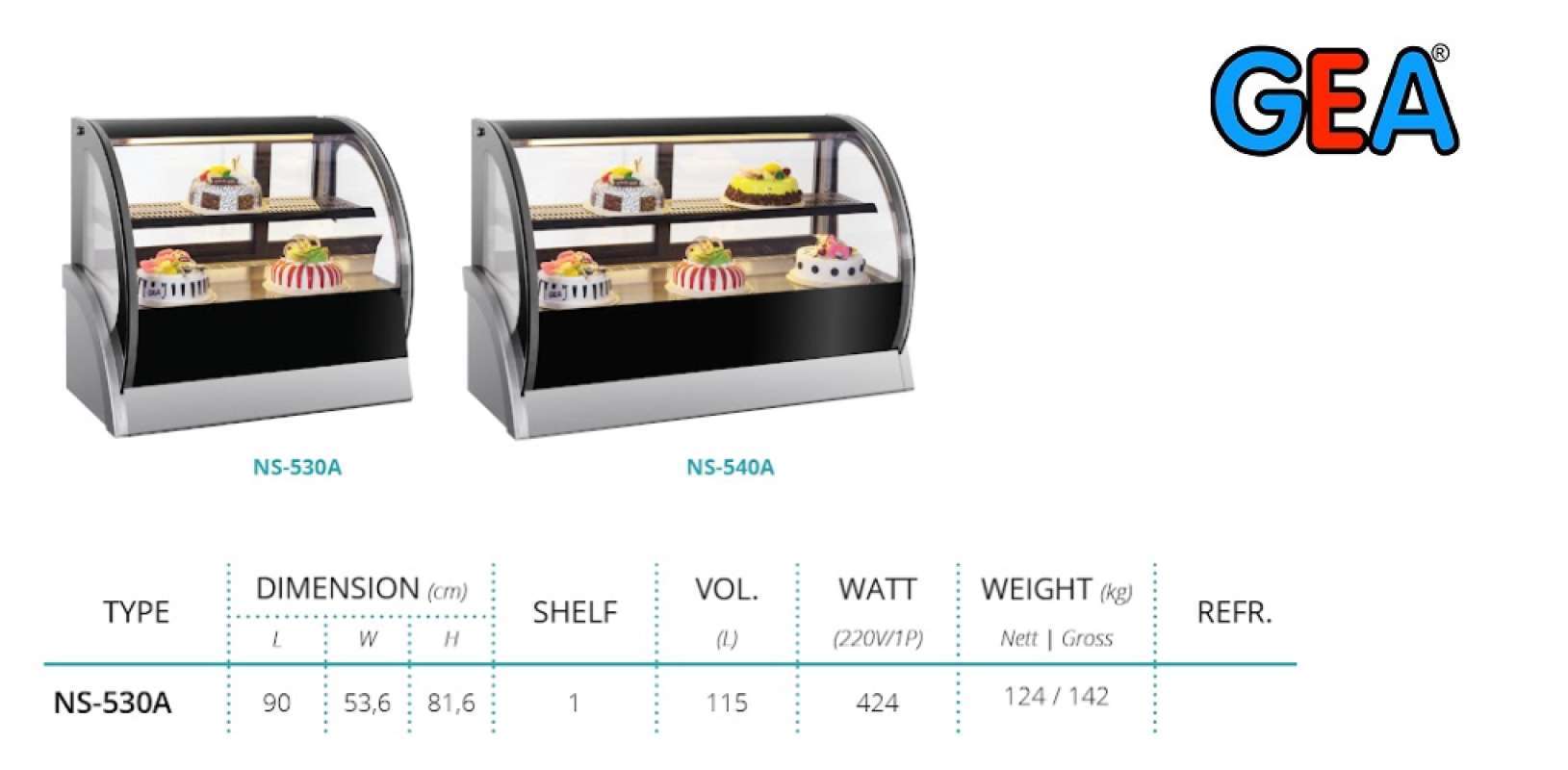 Jual Chiller Showcase Cake Gea Original, Murah & Diskon Maret 2024 | Blibli