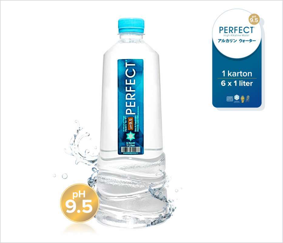 Promo Air Mineral Botol Perfect Alkaline Water 1 Liter (kurir Instan ...