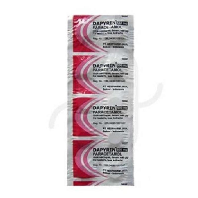 Jual DAPYRIN 500 MG STRIP 10 TABLET di Seller Apotek Indobat Mengwitani ...
