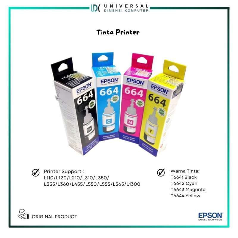 Jual Tinta Epson 664 1 Set Original Murah - Harga Diskon Mei 2024 | Blibli
