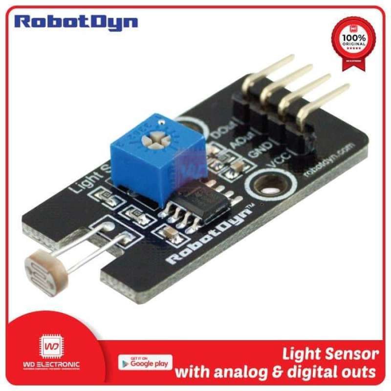 Jual LDR SENSOR MODULE ROBOTDYN LIGHT SENSOR MODULE di Seller EasyWare ...