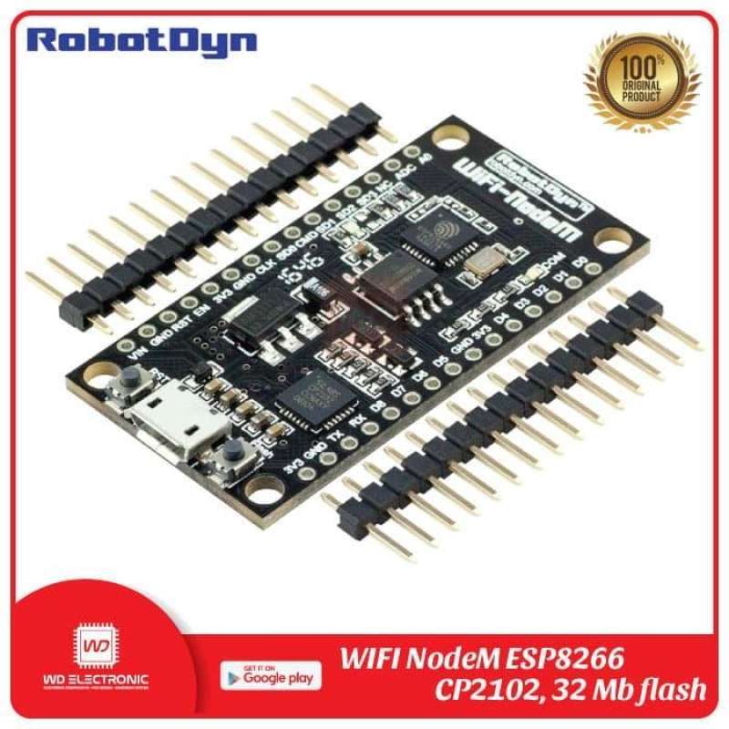 Jual ROBOTDYN NODEMCU ESP8266 CP2102 32MB FLASH ORIGINAL di Seller EasyWare Electronics ...
