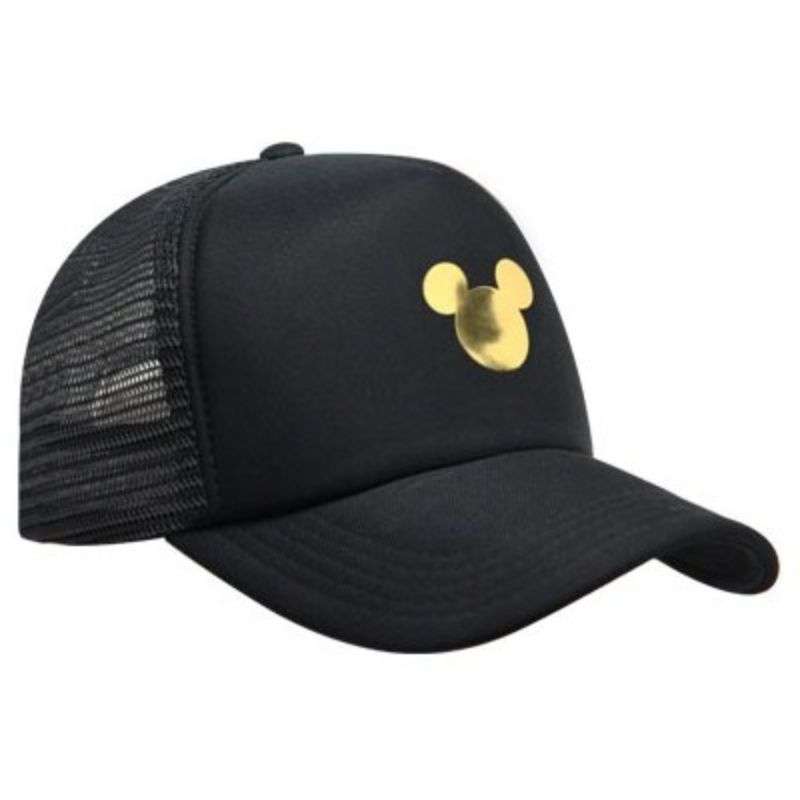 Promo Snapback Topi Trucker Dewasa Hitam Disney Mickey Gold Diskon 70% ...