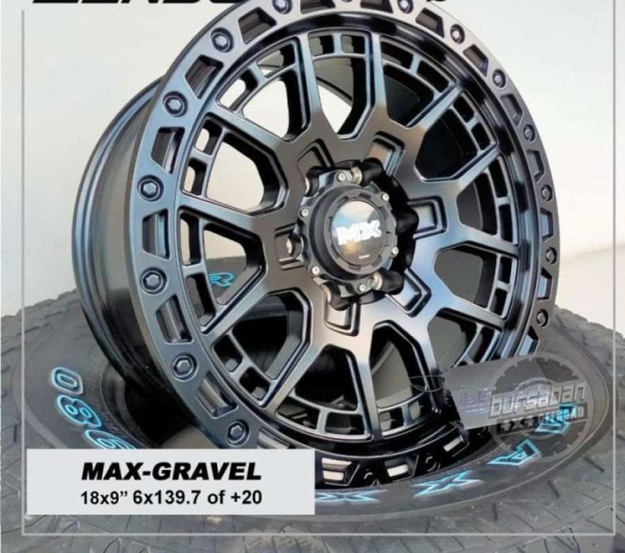 Jual Velg Original Thailand Lenso Max Gravel 18x9 6x139.7 et +20 Pajero R18 di Seller bursaban ...