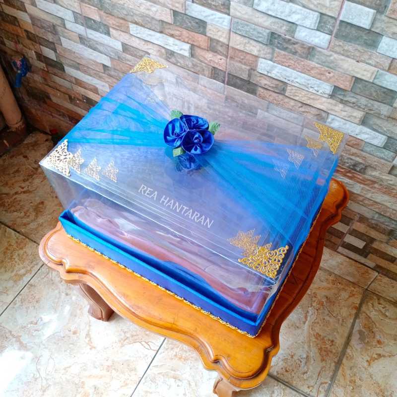 Promo Kotak seserahan pernikahan warna biru bca / biru benhur / biru ...