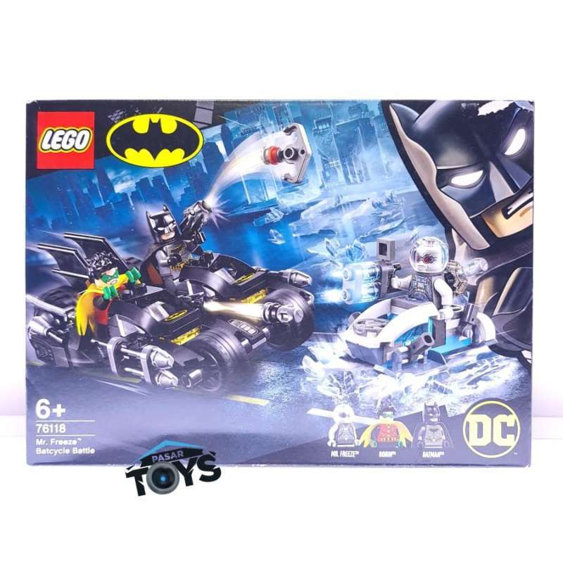 Jual LEGO DC Batman Mr. Freeze Batcycle Battle 76118 Building Kit di ...