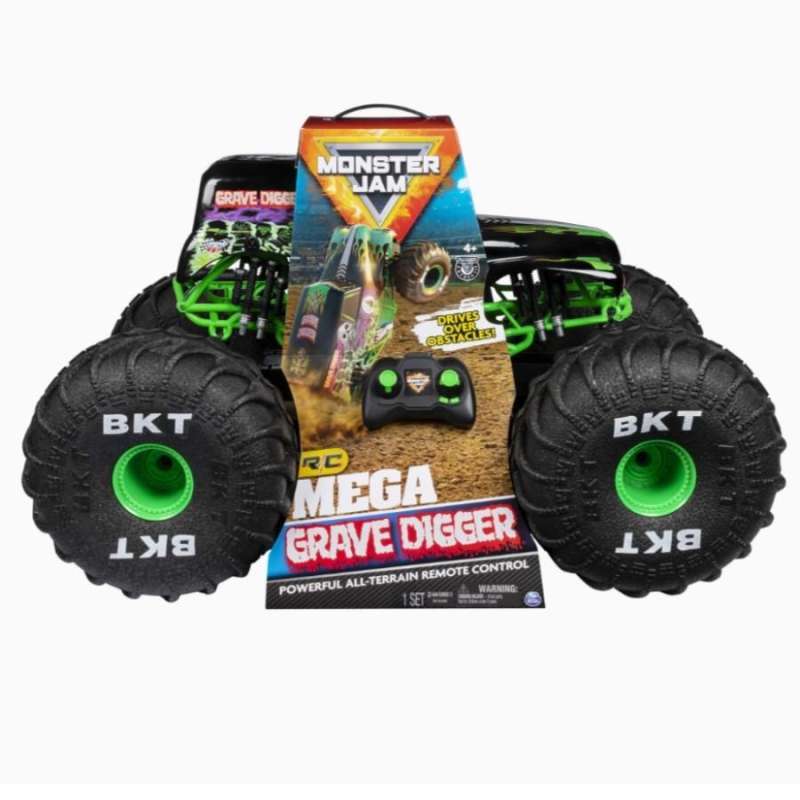 Jual Monster Jam Mega Grave Digger All-Terrain Remote Control di Seller ...