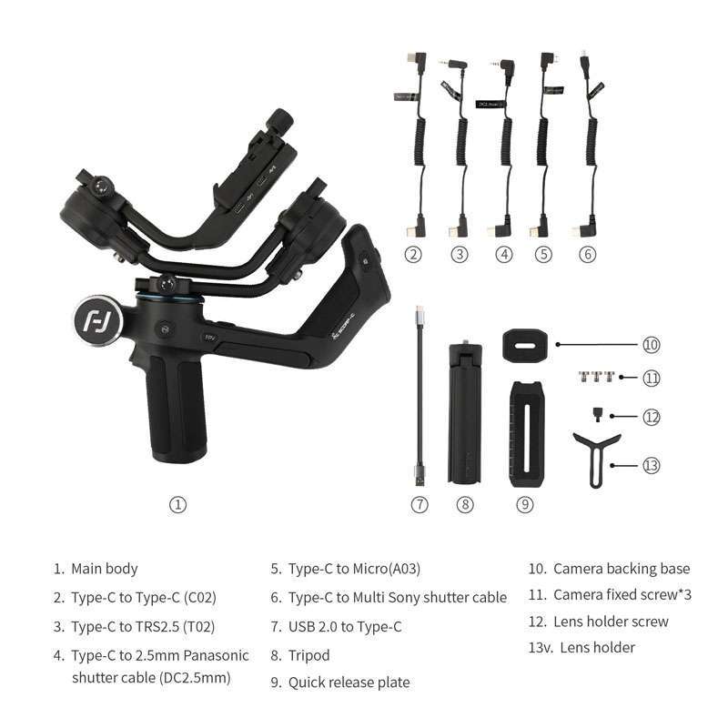 Promo Jpc Kemang Feiyu Scorp C 3-axis Gimbal Stabilizer Kamera Feiyutech Tech Garansi Resmi ...