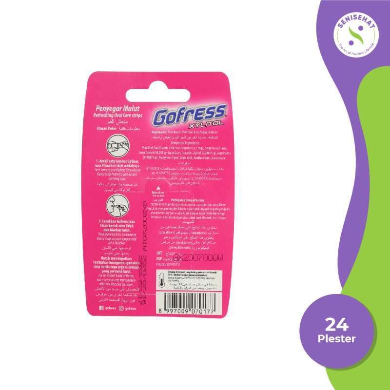 Jual Gofress Xylitol Strawberry - Permen Lembar Tipis di Seller ...