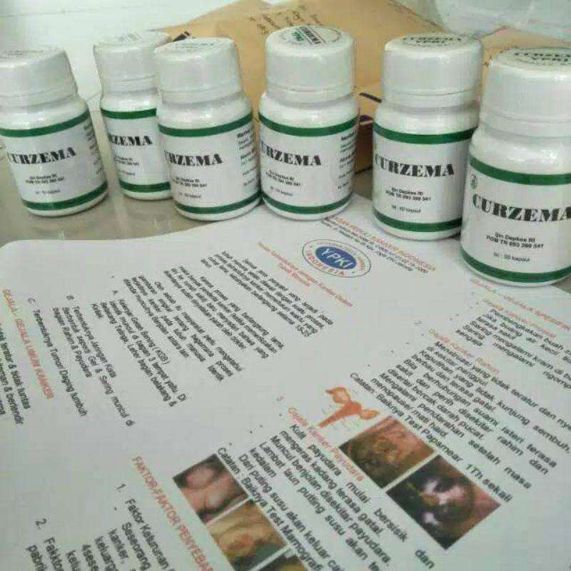 Jual Curzema Asli Obat Kanker Serviks Payudara Kista Rahim Tumor ...