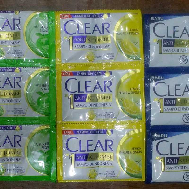 Jual Shampo Clear All Variant (1 Renceng isi 12 Sachet) di Seller Tk ...