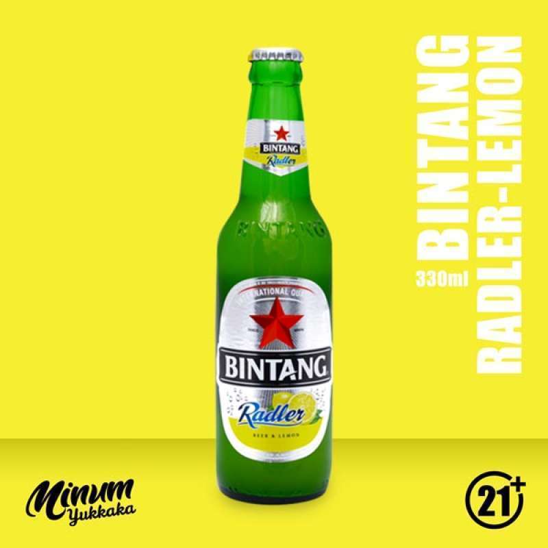 Jual Bintang Radler Lemon Beer Botol 330ml di Seller Minum Yuk Kaka ...