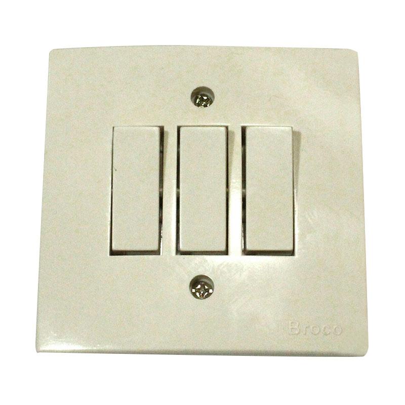 Promo Broco Saklar Triple IB Perkakas Listrik Diskon 16% di Seller ...