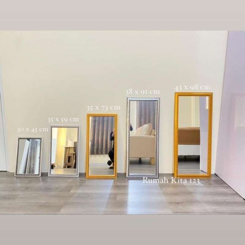 Jual Cermin Dinding Minimalis Cermin Rias Kaca Full Body Bodi - 30 X 45 Cm Di Seller Rumah ...