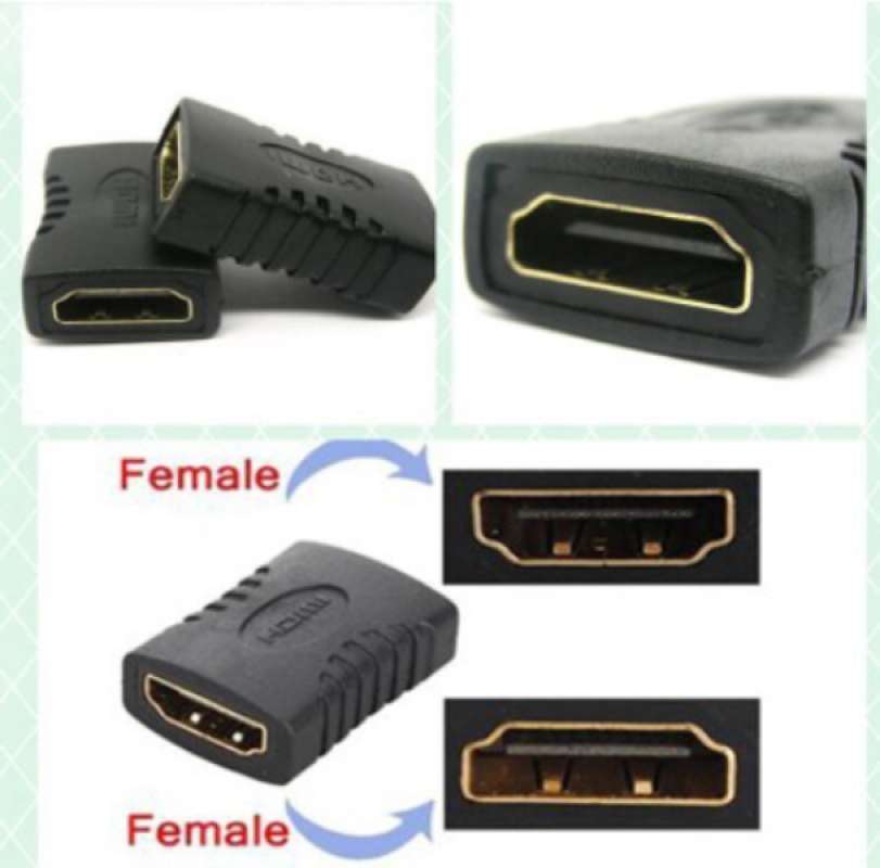 Jual Hdmi Female To Female Extender Adapter Connector Hdmi Female ...