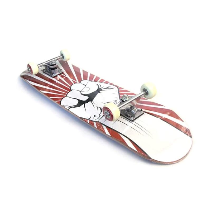 Promo Silverfox Skateboard - Red Hand Diskon 10% di Seller toko Del ...