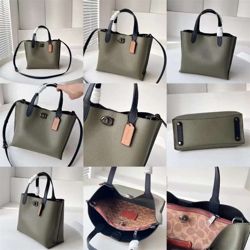Promo Tas COACH Willow 24 Mini Tote In Signature Canvas Diskon 28% di ...