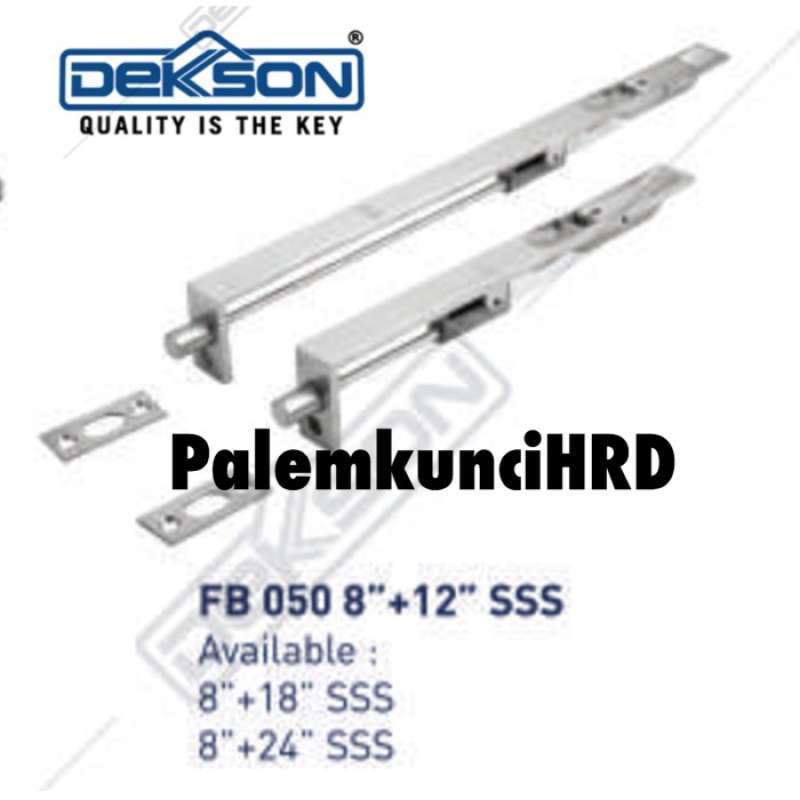 Promo Grendel Slot Dekkson Dekson Fb 050 8+18 Flush Bolt Pintu Kayu ...