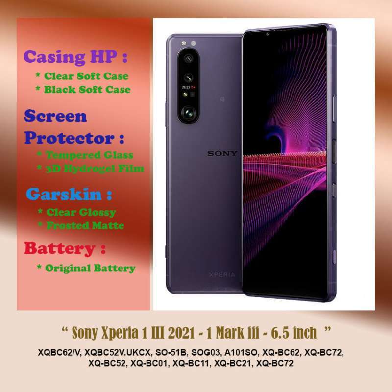 Daftar Harga Hp Sony Xperia 1 Mark Iii 🔥 Original & Spesifikasi Lengkap ...