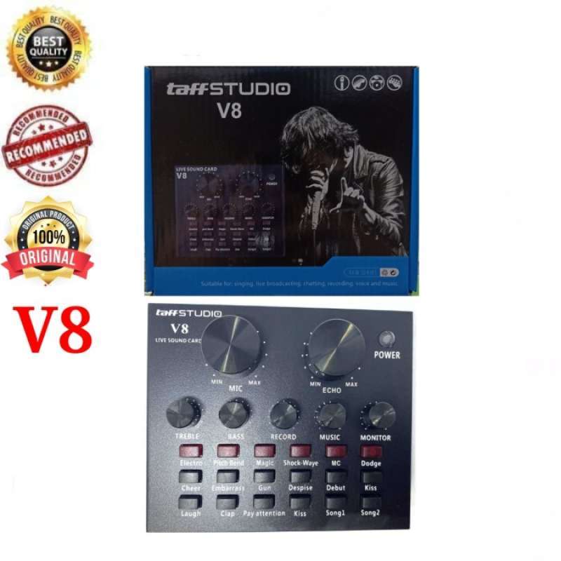 Promo Soundcard V8 Mixer V8 Sound Card V8 Audio Usb External Soundcard ...