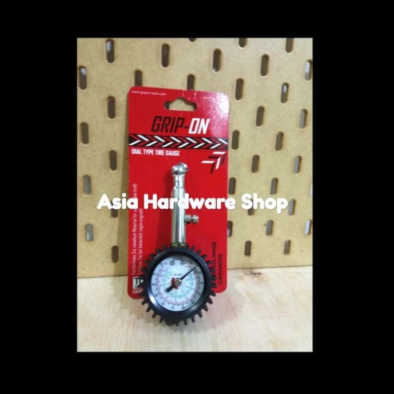 Jual Dial Type Tire Gauge GRIP ON Alat Ukur Pengukur Tekanan Ban Mobil ...