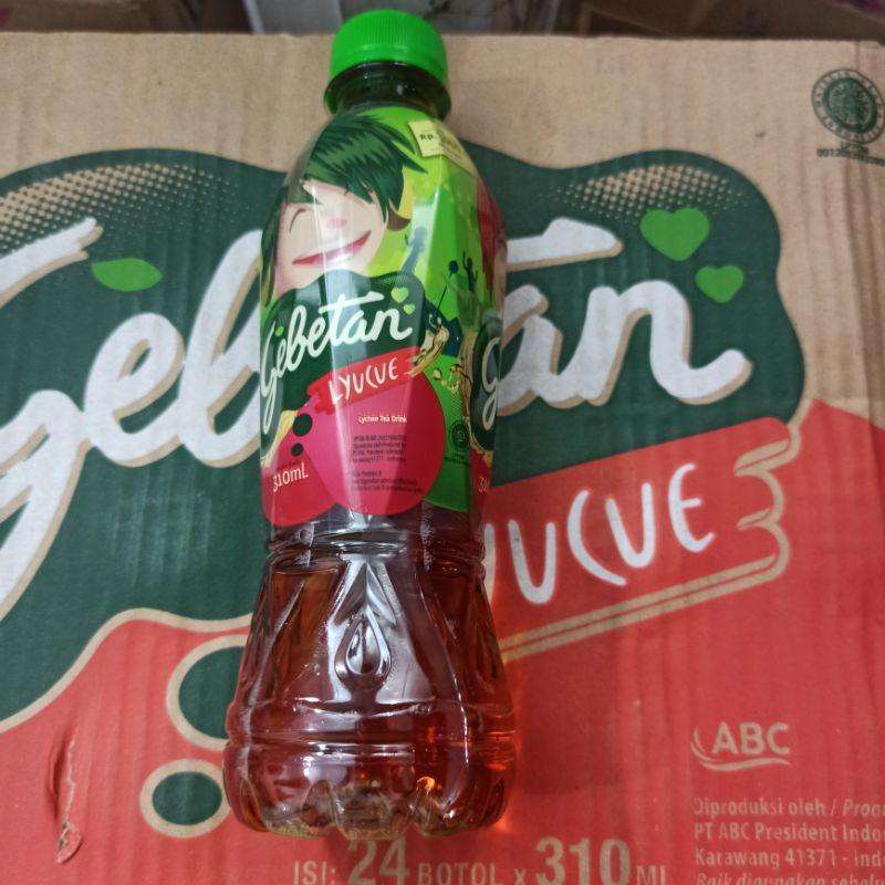 Jual Minuman Botol Teh Tea Gula Batu Gebetan Lychee Leci 310 ML di ...